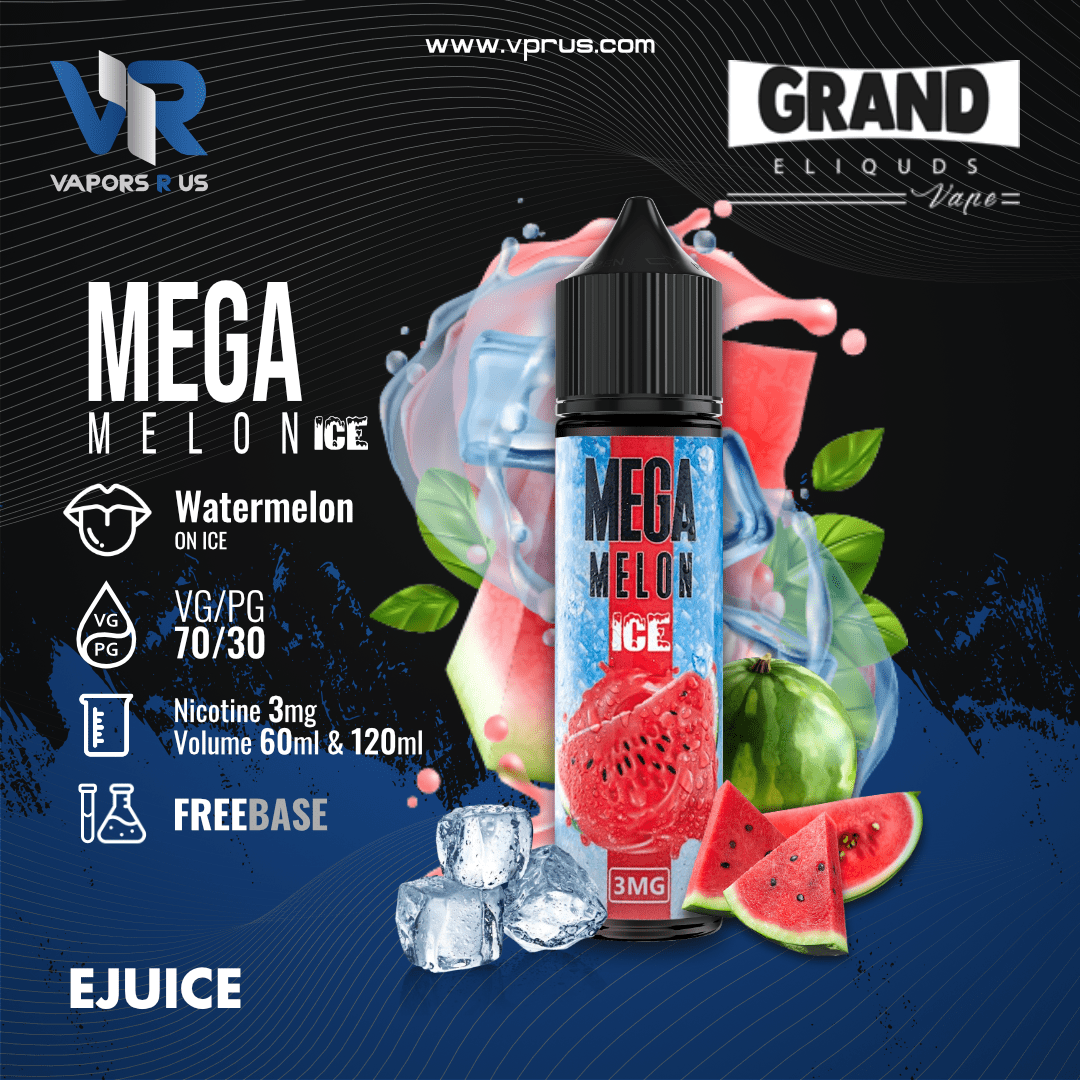Mega Melon Ice by Grand E-Liquid UAE Vapors R Us
