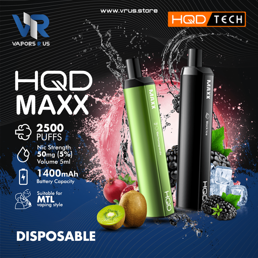 HQD - MAXX Disposable Pod Device 2500 Puffs 5% 50mg