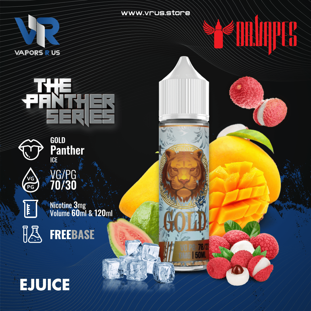 Dr Vapes Gold Panther Ice | The Panther Series – UAE Vapors R U