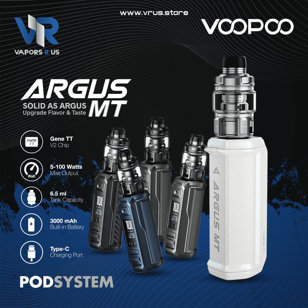 VOOPOO - Argus MT Kit 100W 3000mAh Vapors R Us LLC
