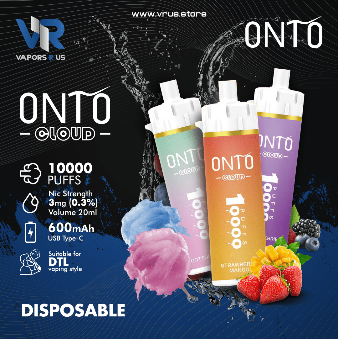 ONTO DTL 10000 PUFFS Disposable POD (FREEBASE) Vapors R Us LLC