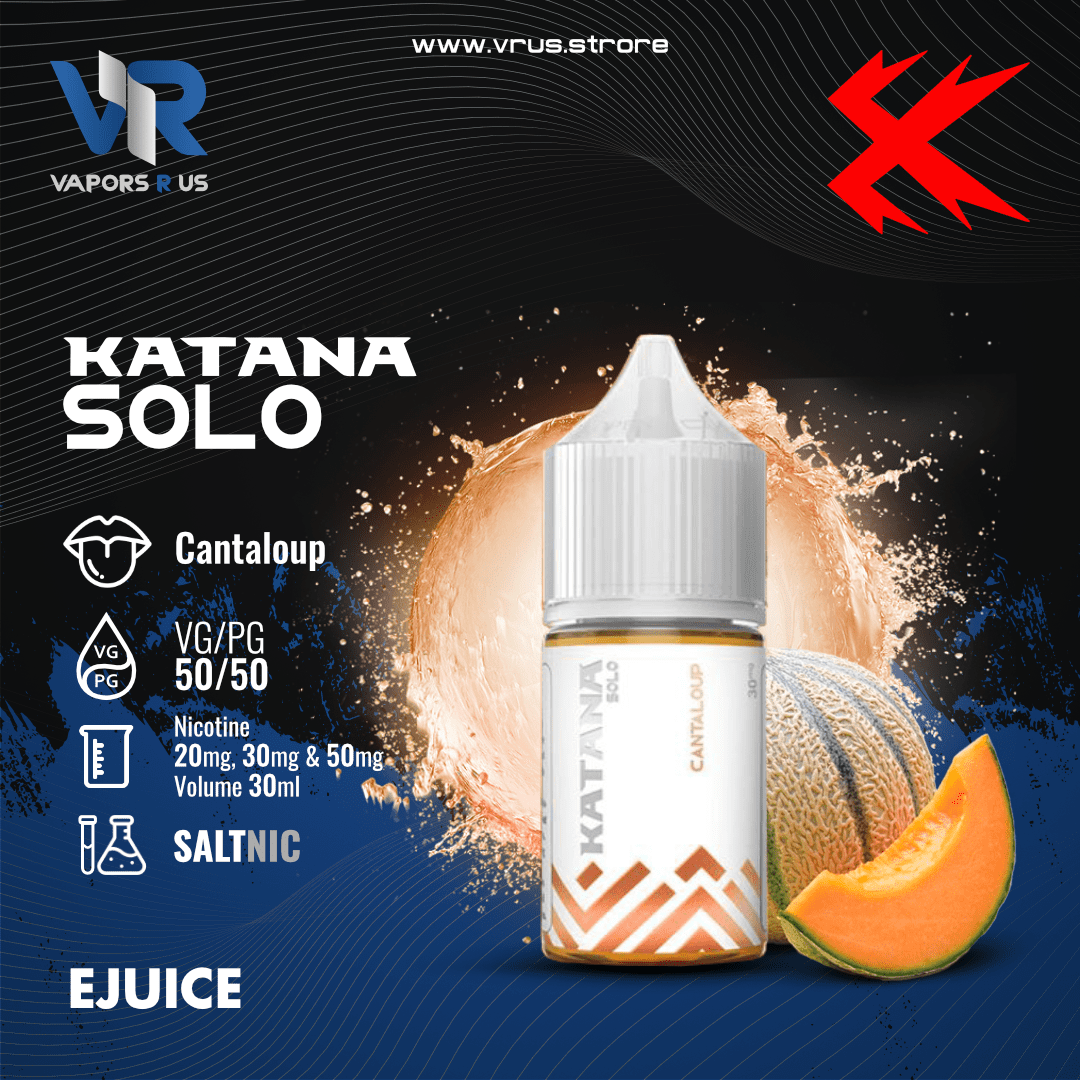 KATANA VAPE - Solo Series - Cantaloupe (30ml Saltnic) Vapors R Us LLC