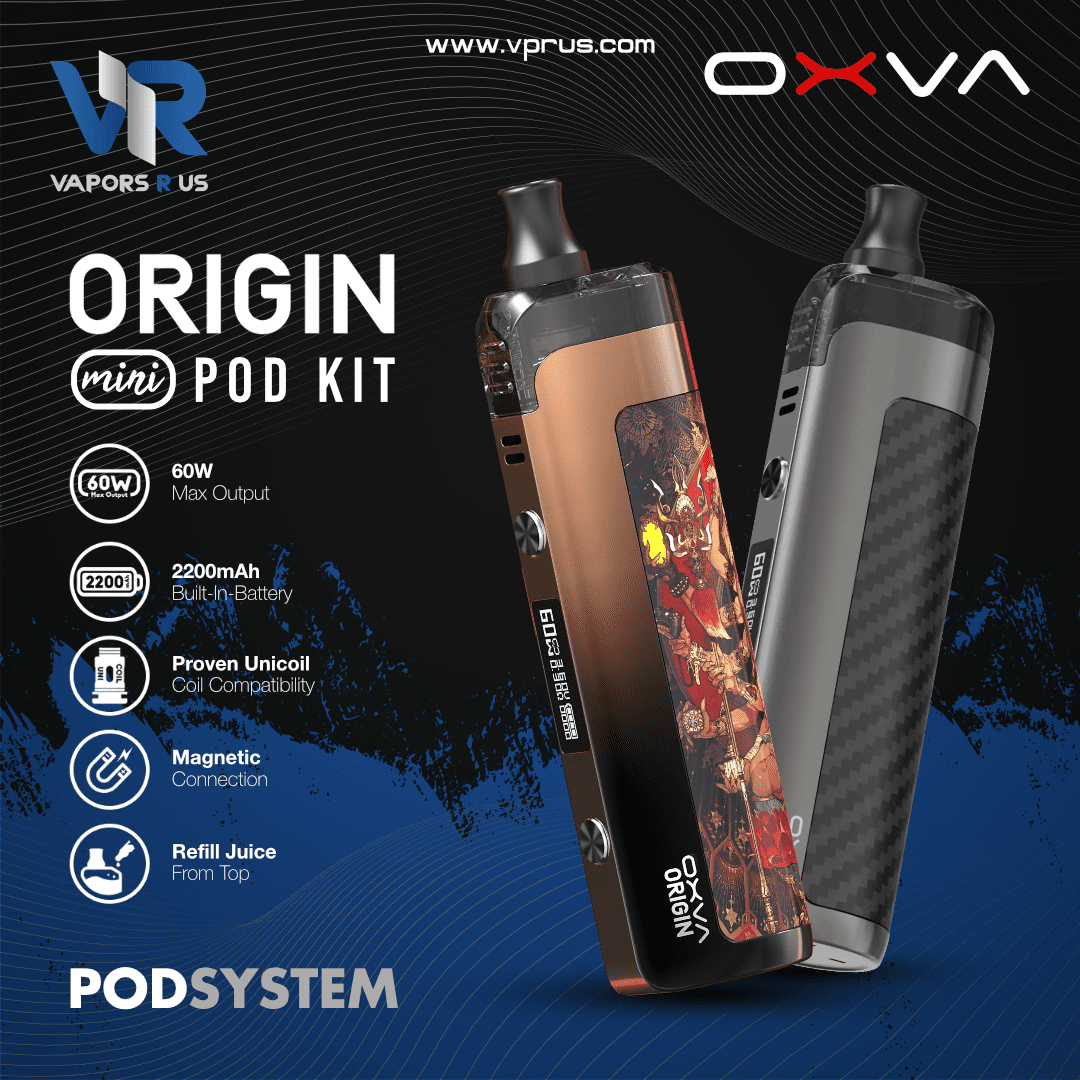 OXVA - ORIGIN MINI 60W POD MOD KIT 2200mAh Vapors R Us LLC