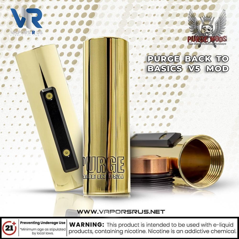 Purge Back to Basics V5 Mod UAE Vapors R Us - The first vape store in