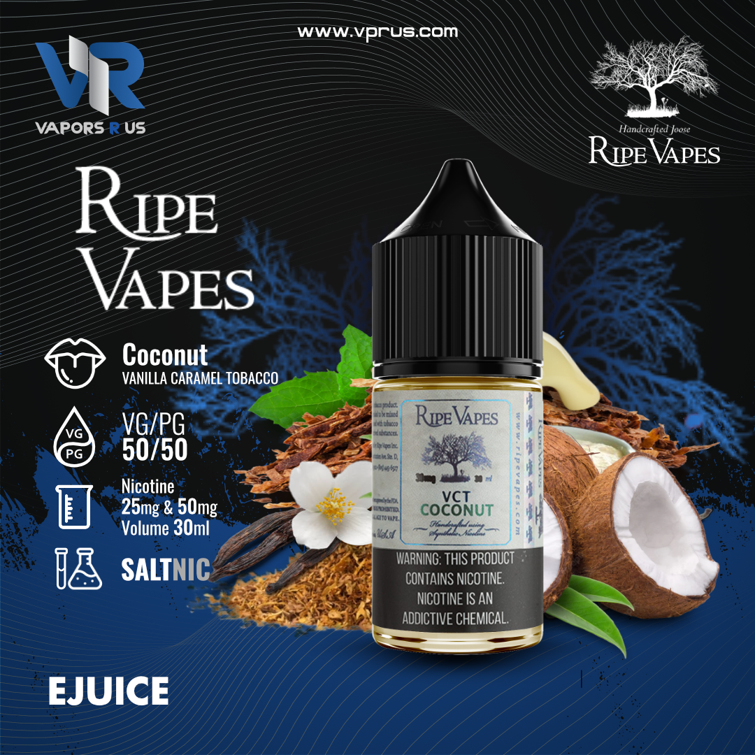 RIPE VAPES Saltz- VCT Coconut | Ripe Vapes