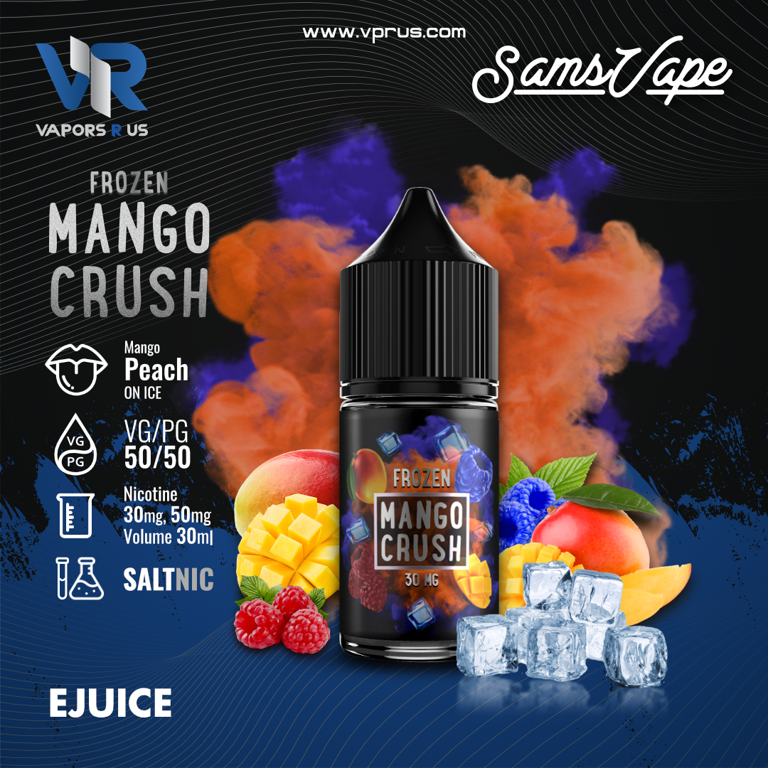 Frozen Mango Crush SALTNIC by Sam Vapes UAE Vapors