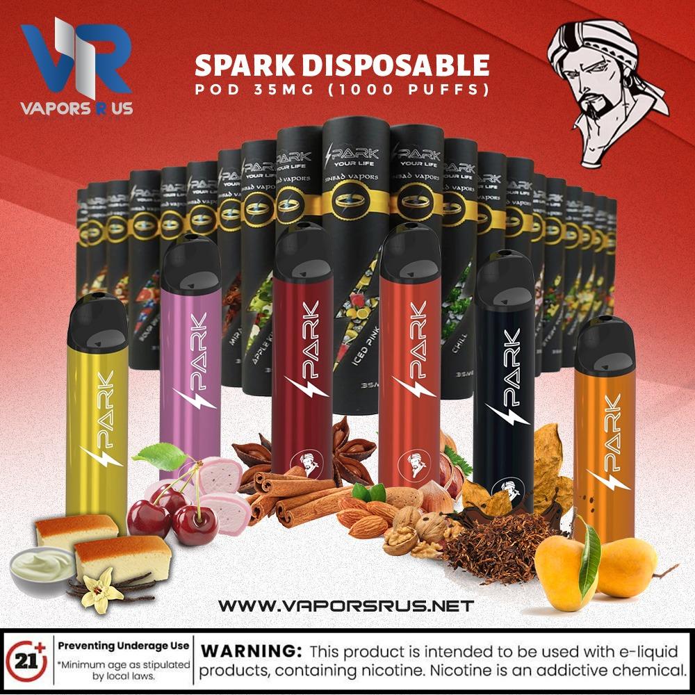 Spark Disposable Pod 35mg (1000 Puffs) UAE Vapors
